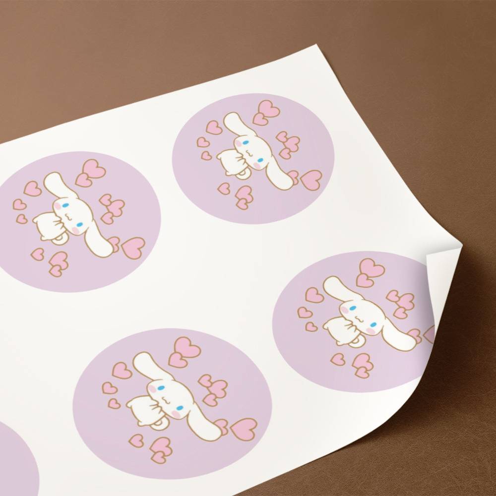 Cinnamoroll Round Stickers Loveliness Decorative Stickers ...