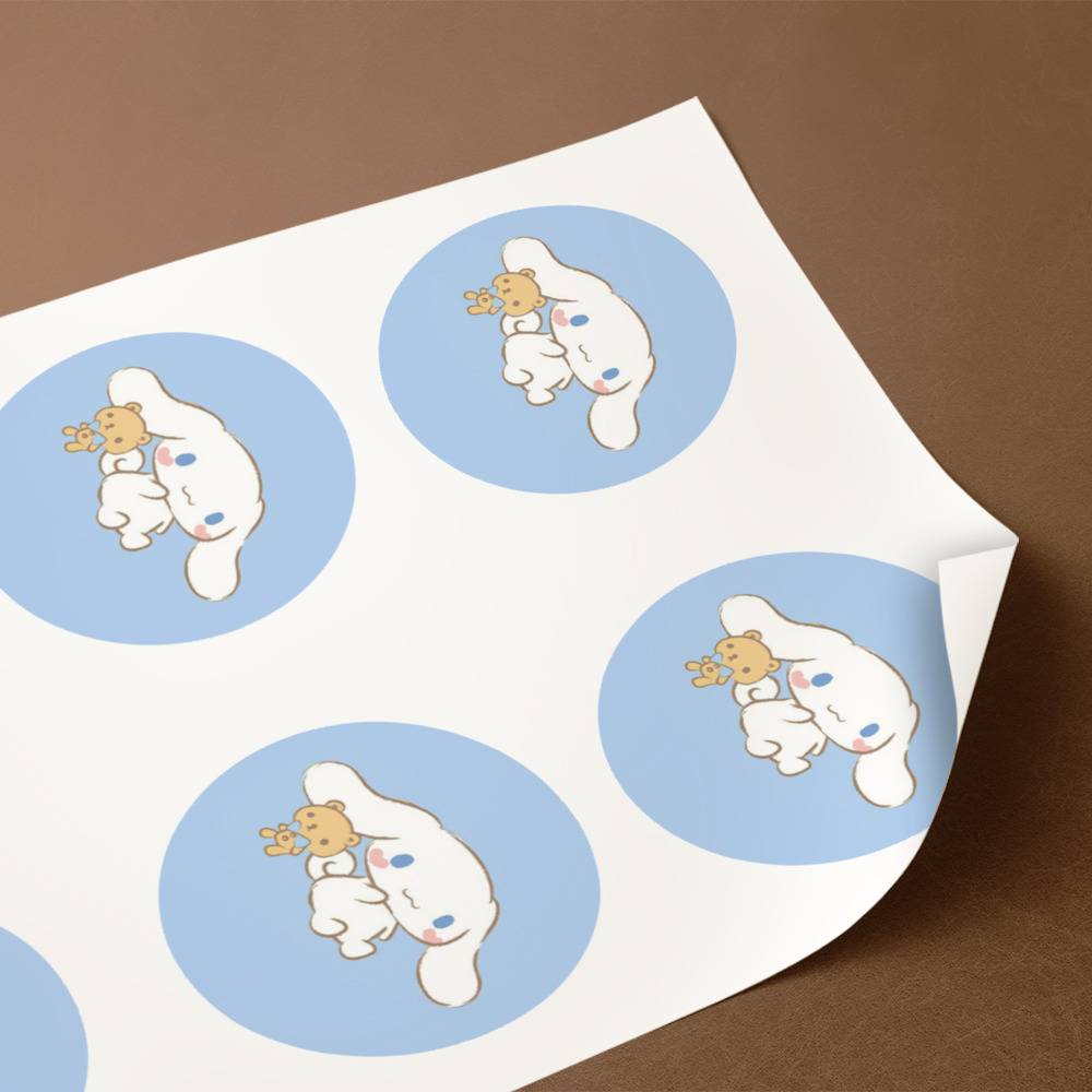 Cinnamoroll Round Stickers Companion Lollipop Decorative Stickers ...